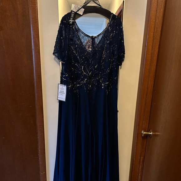 Xscape | Dresses | Xscape Plus Size Embellished Chiffon Ball Gown ...